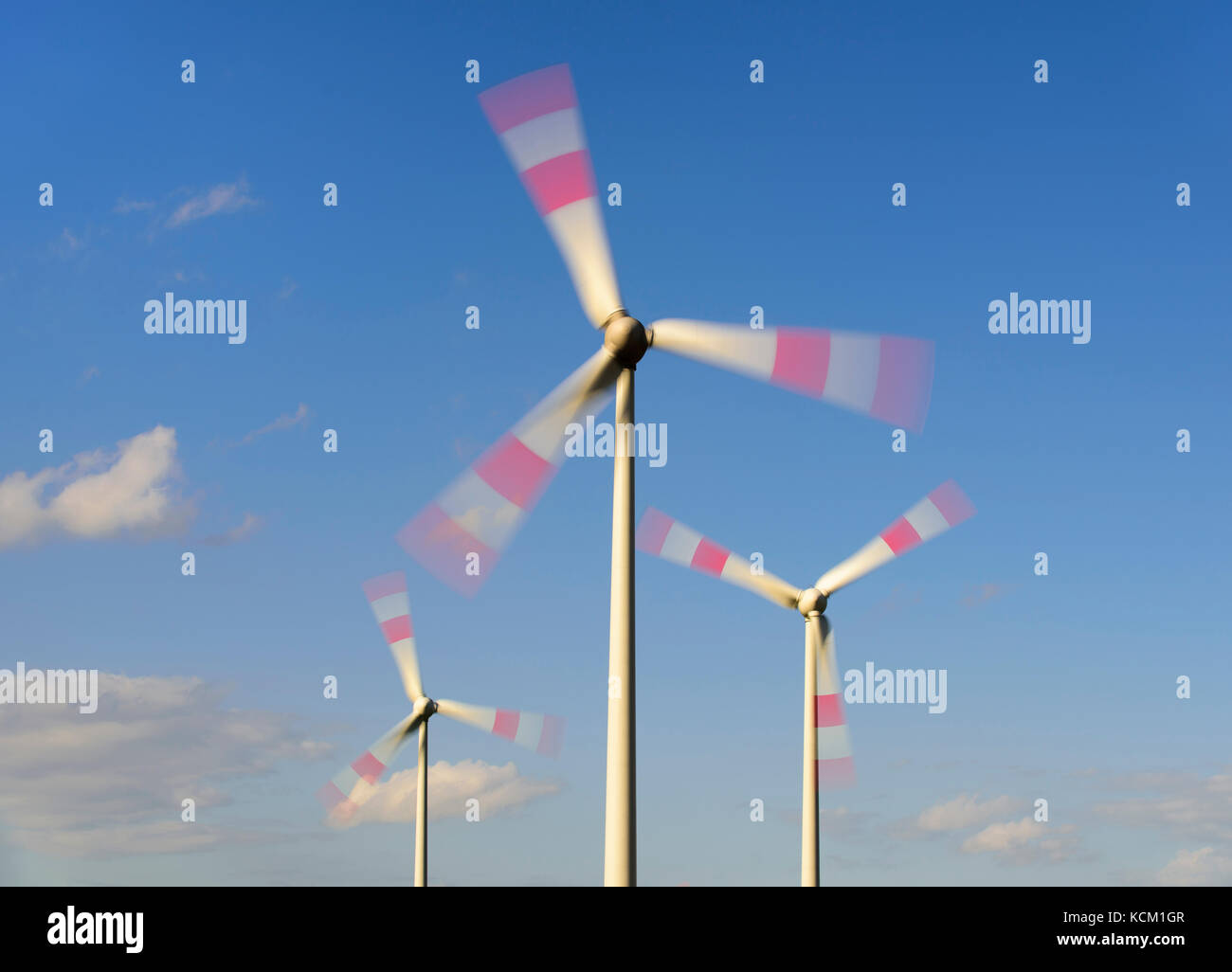 alternative energy with windmill for renewable electricity Stock Photo ...