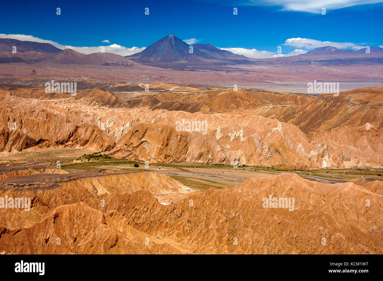 Chile From the "Cornice" wiew of Cordillera de la Sal, of Quitos valley ...