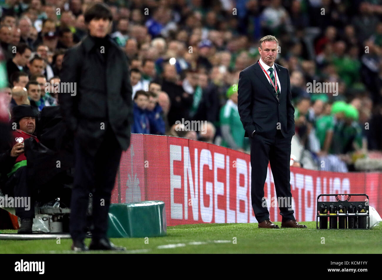 Northern Ireland manager Michael O'Neill during the 2018 FIFA World Cup ...