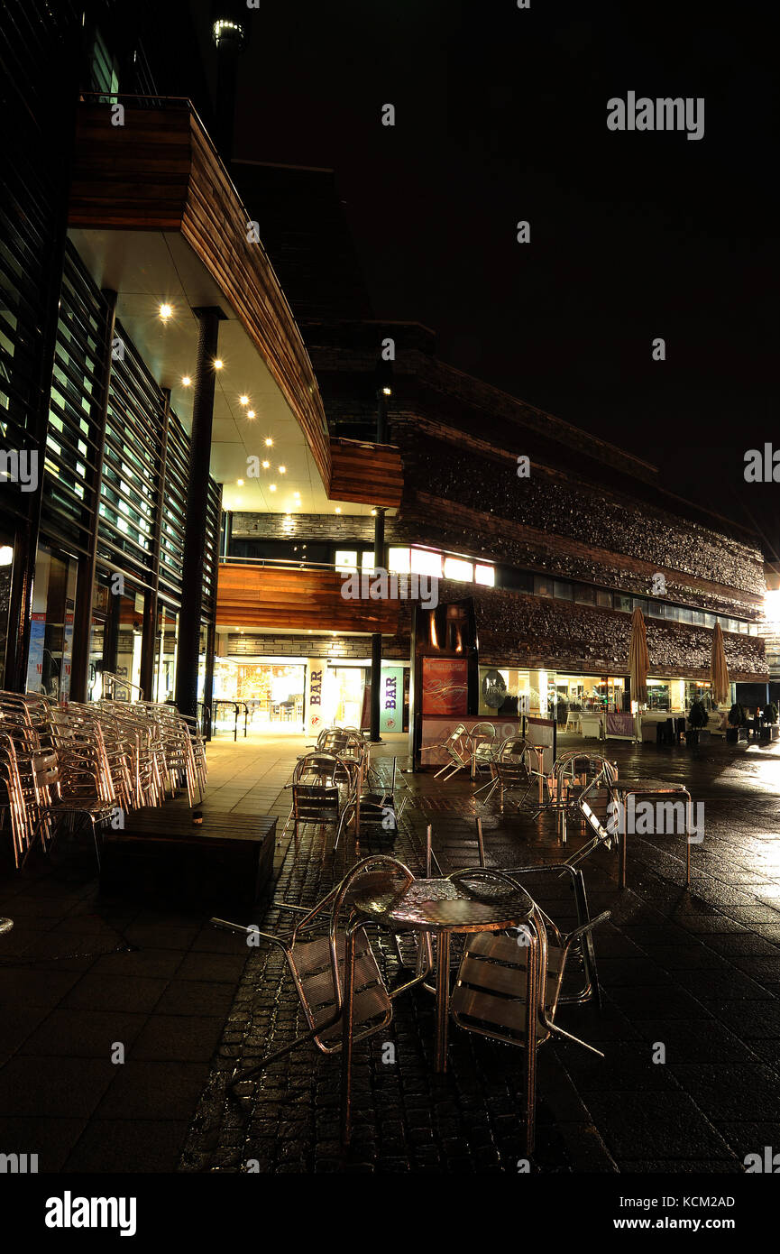 Southern entrance of Wales Millenium Centre. Cardiff Stock Photo - Alamy