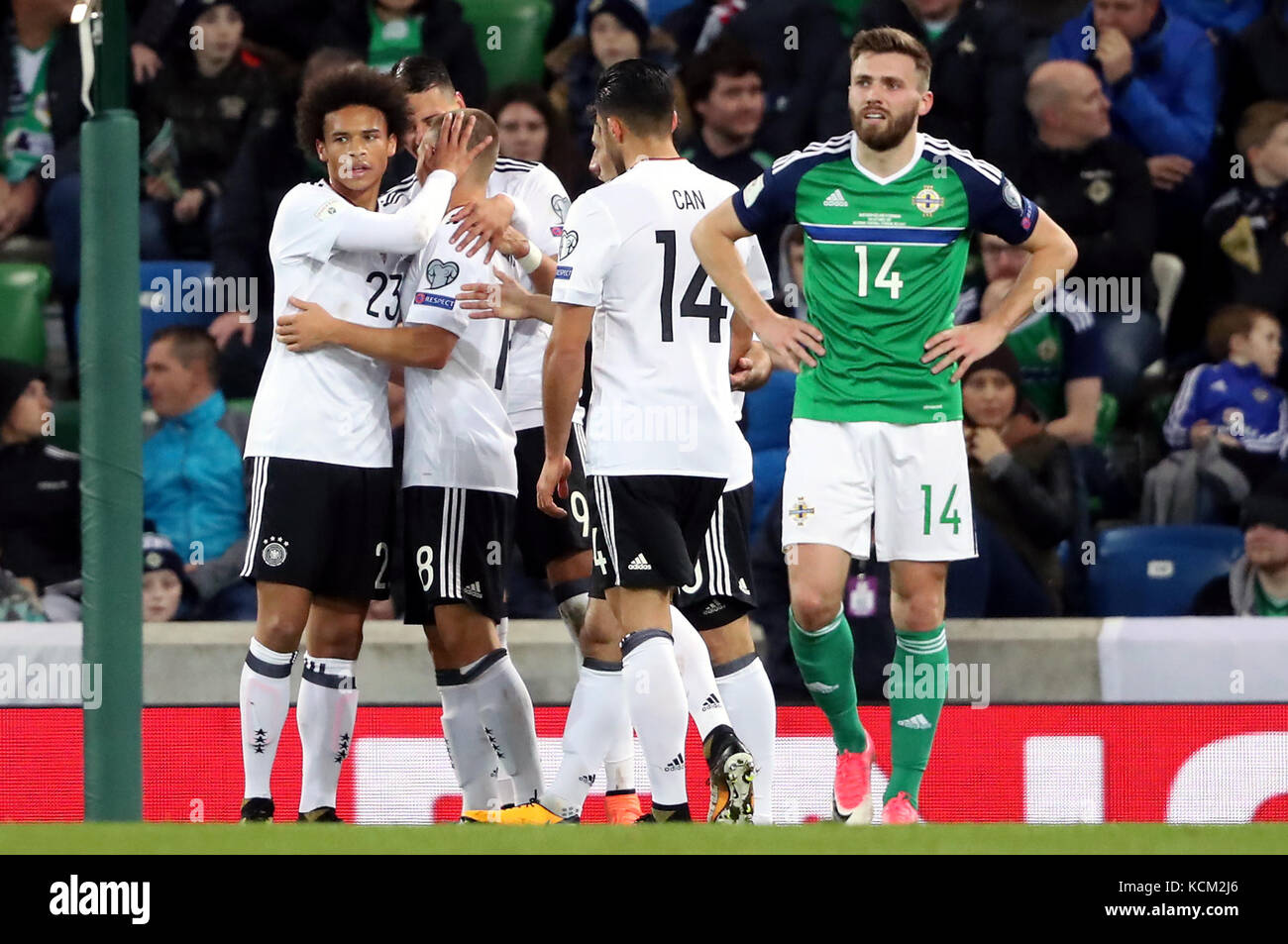 Germanys joshua kimmich celebrates scoring hi-res stock photography and ...