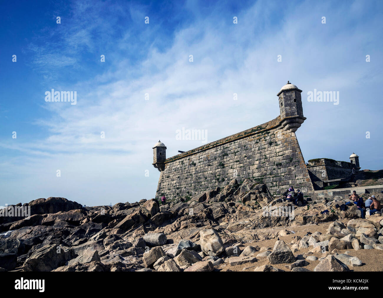 castelo do queijo old fort landmark in foz do douro beach district of ...