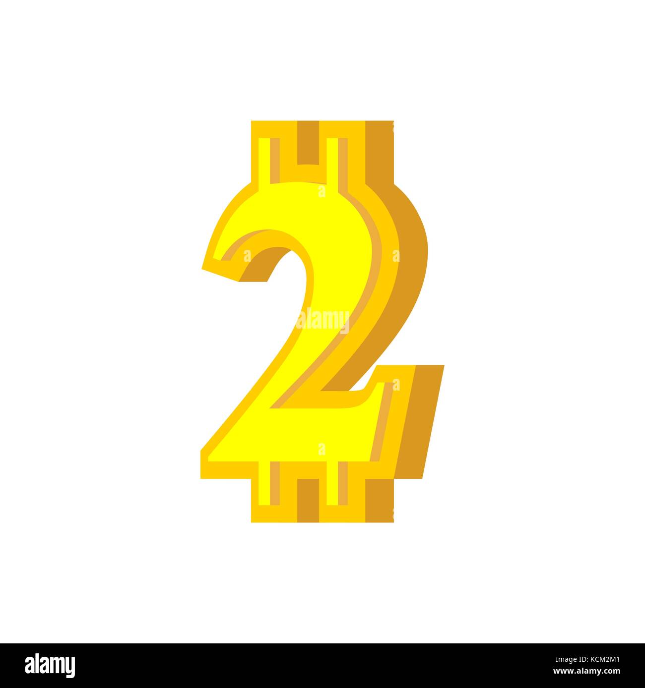 2 numeral bitcoin font. Two numeric Crypto currency alphabet. Lettering ...