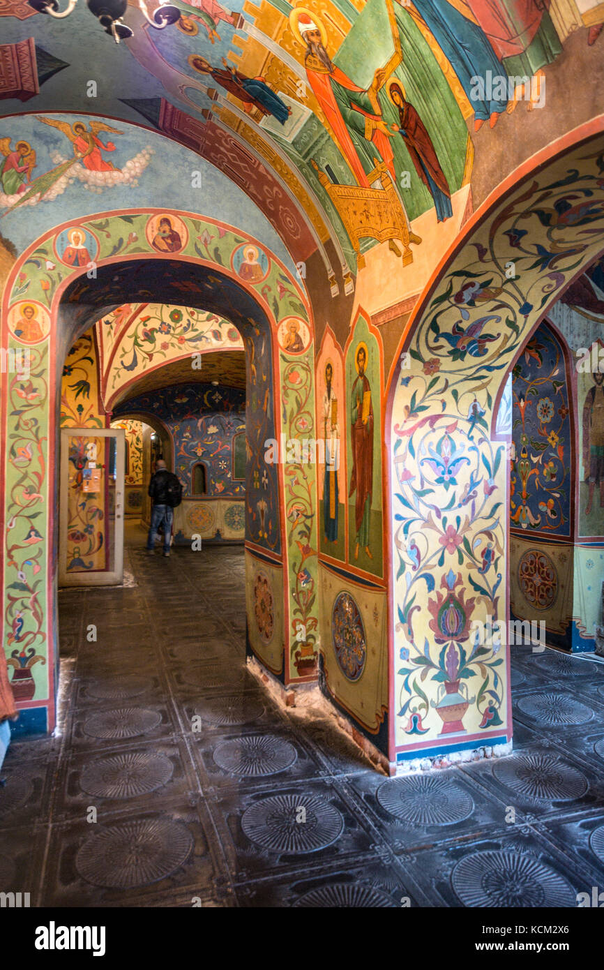 Interior view of Saint Basil's Cathedral in Moscow,Russia Stock Photo ...