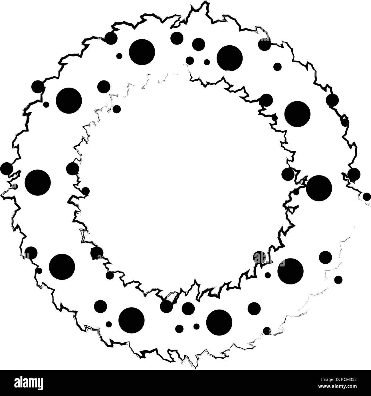 Frame christmas plant holly Black and White Stock Photos & Images - Alamy