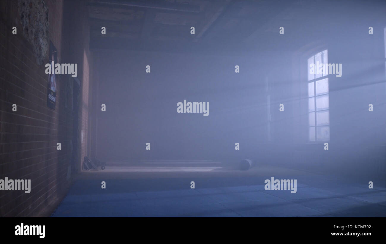 gym in the basement. Interior of a boxing hall in loft style. Empty ...