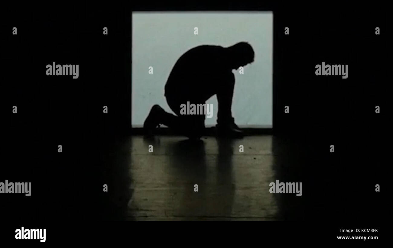 Dance of shadows. Dancers dancing on the stage. Dancers silhouettes ...