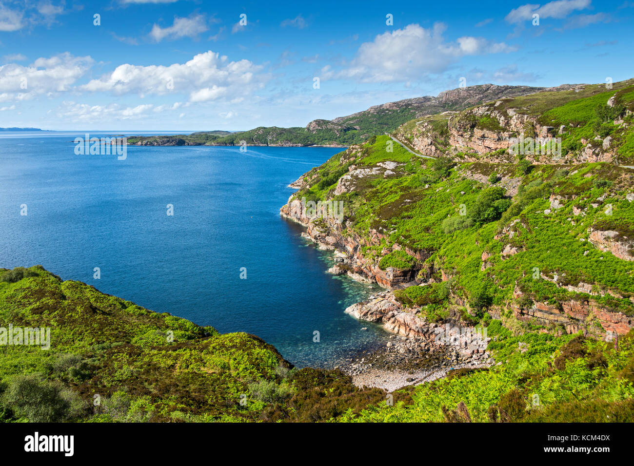 A section of Calum's Road, above Loch Arnish, Isle of Raasay, Scotland ...