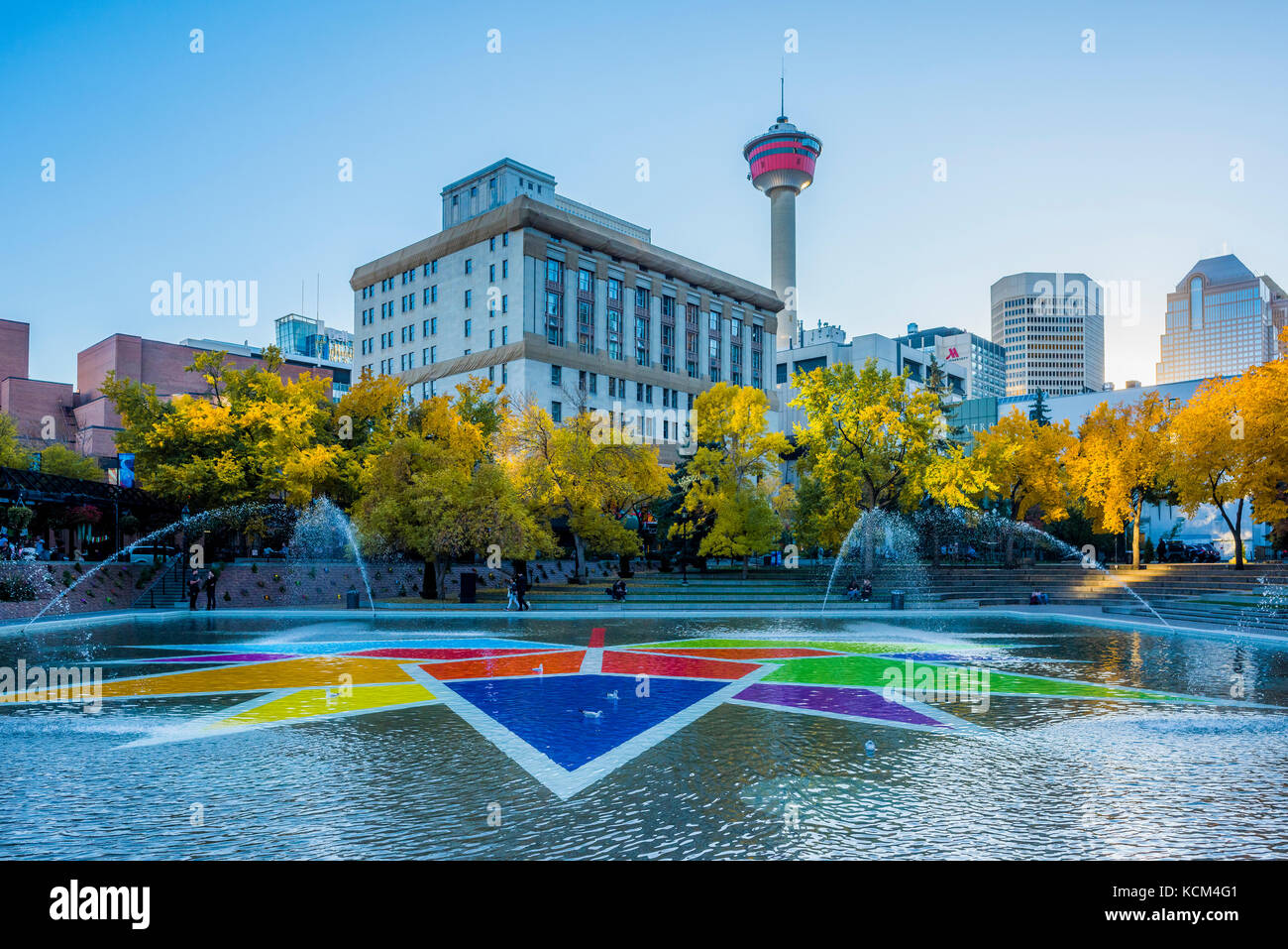 Calgary canada olympic plaza alberta hi-res stock photography and ...