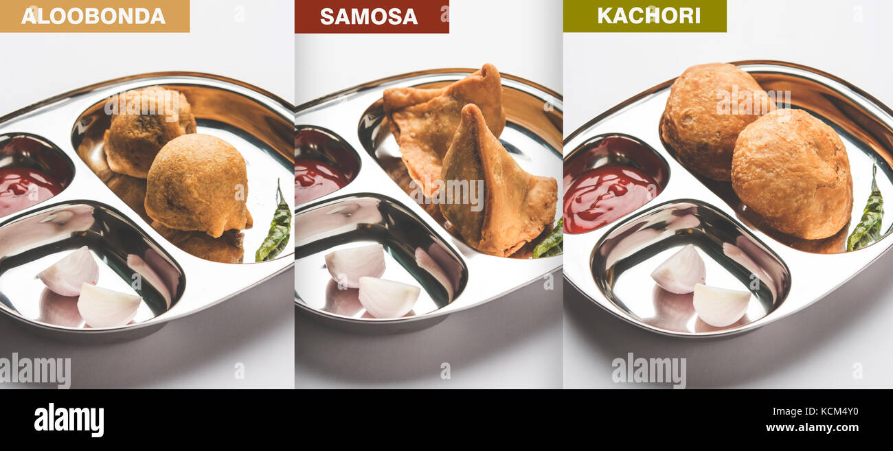 Kachori samosa hi-res stock photography and images - Alamy