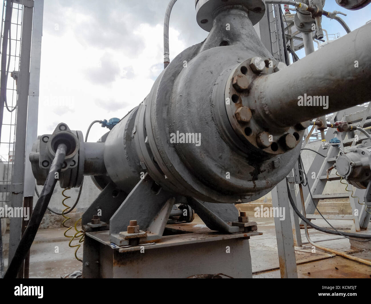 The pump for pumping of oil and products Stock Photo - Alamy