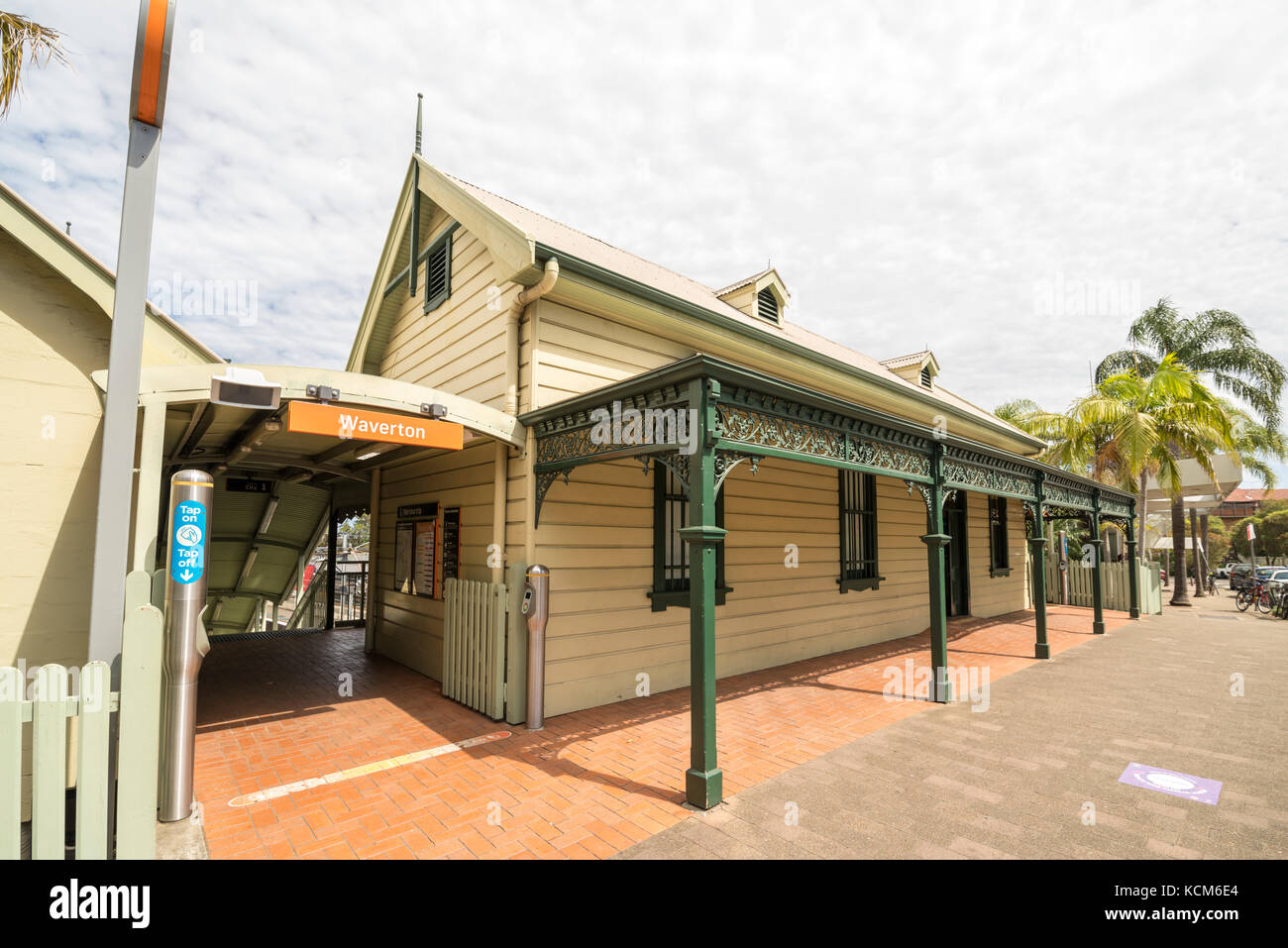 Waverton Train Station, North Shore, Sydney, NSW, Australia Stock Photo ...
