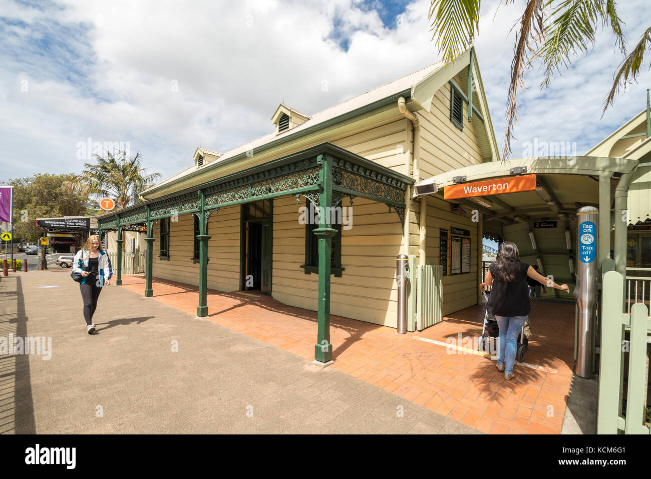 Waverton Train Station, North Shore, Sydney, NSW, Australia Stock Photo ...
