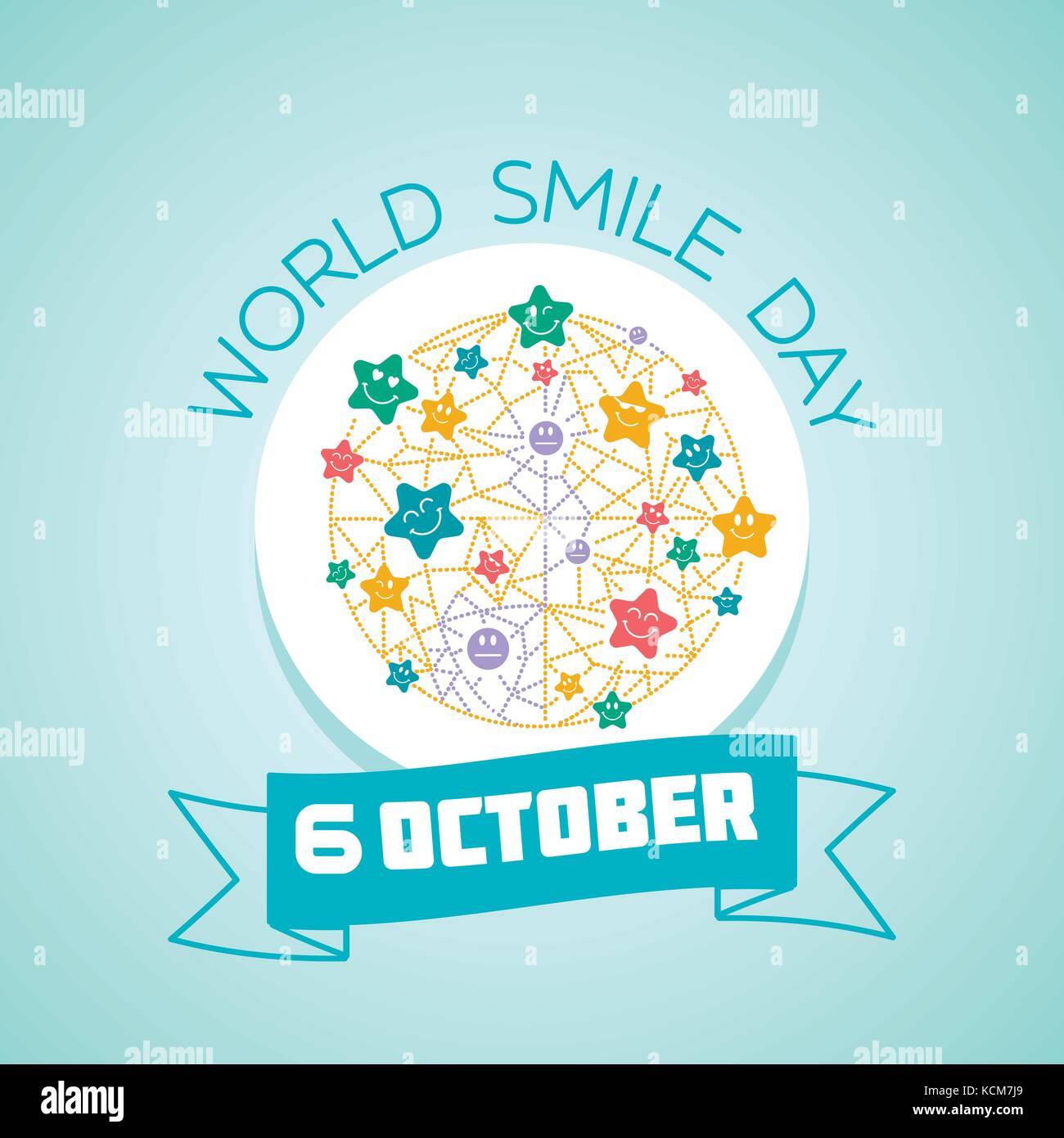 Calendar for each day on october 6 . Greeting card. Holiday - World ...