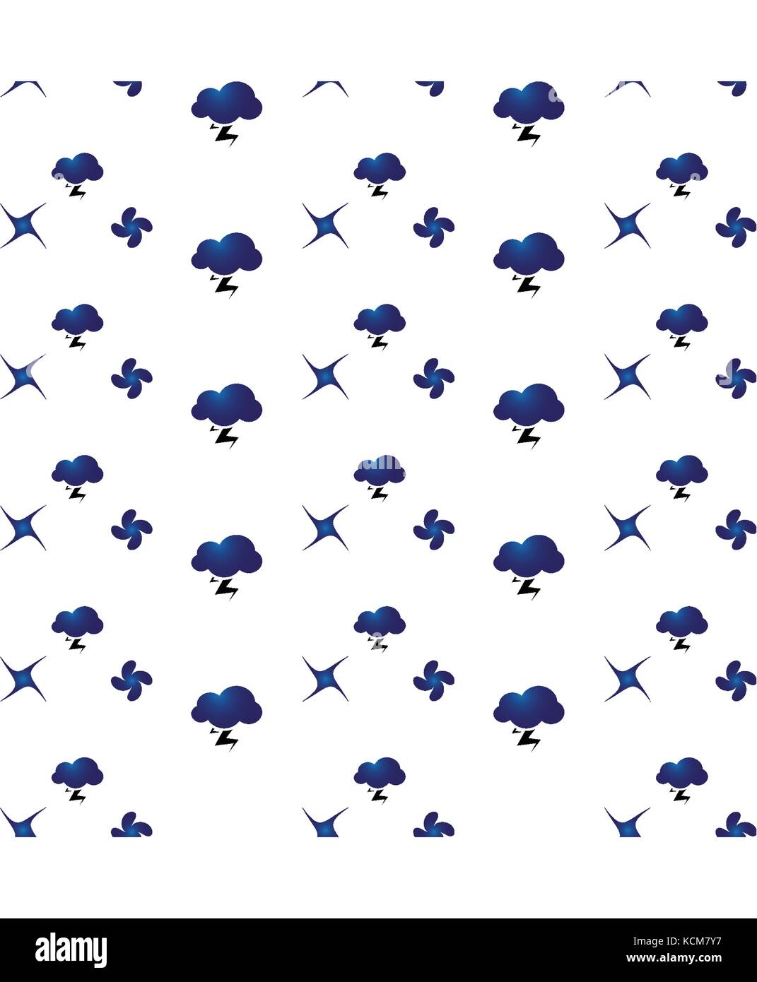 Cloudy storm and thunder abstract pattern background, stock vector ...