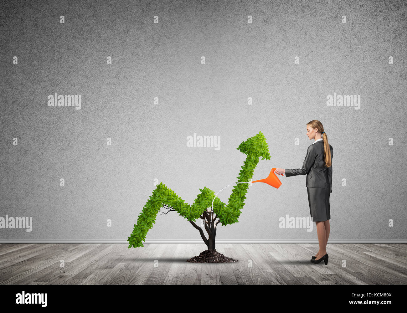 Make your money grow Stock Photo - Alamy