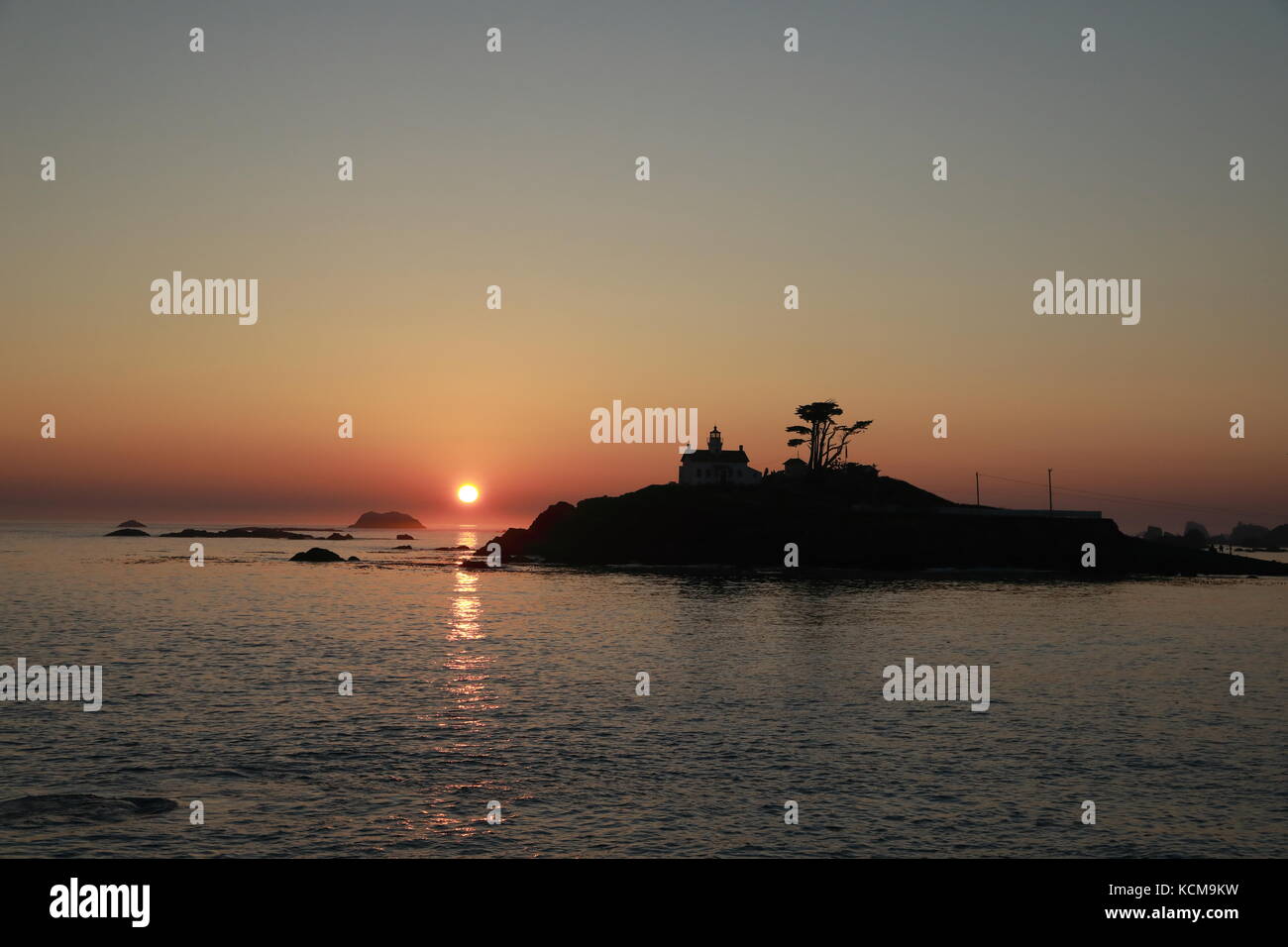 Battery Point Lighthouse California Stock Photo - Alamy
