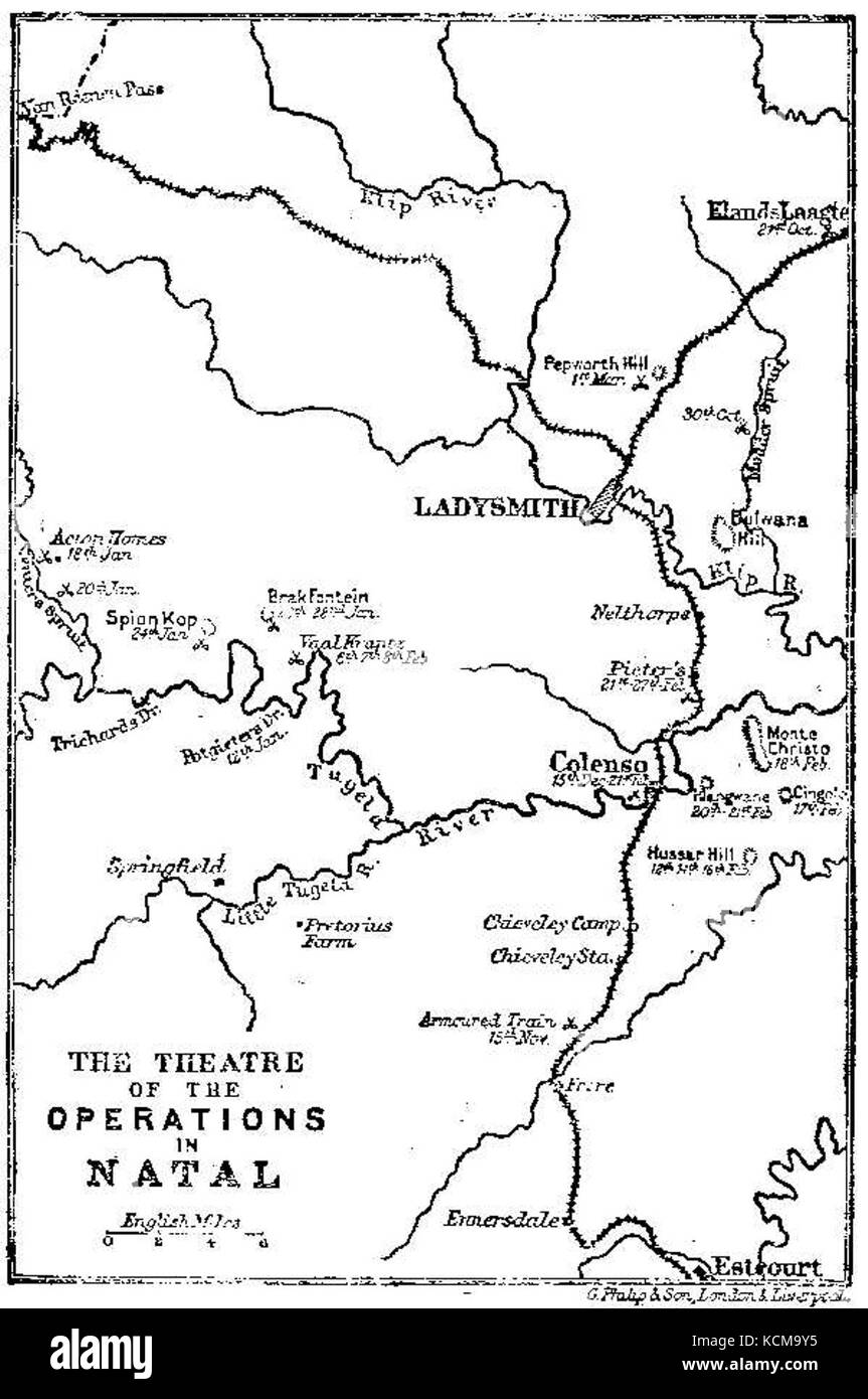 Map of ladysmith hi-res stock photography and images - Alamy