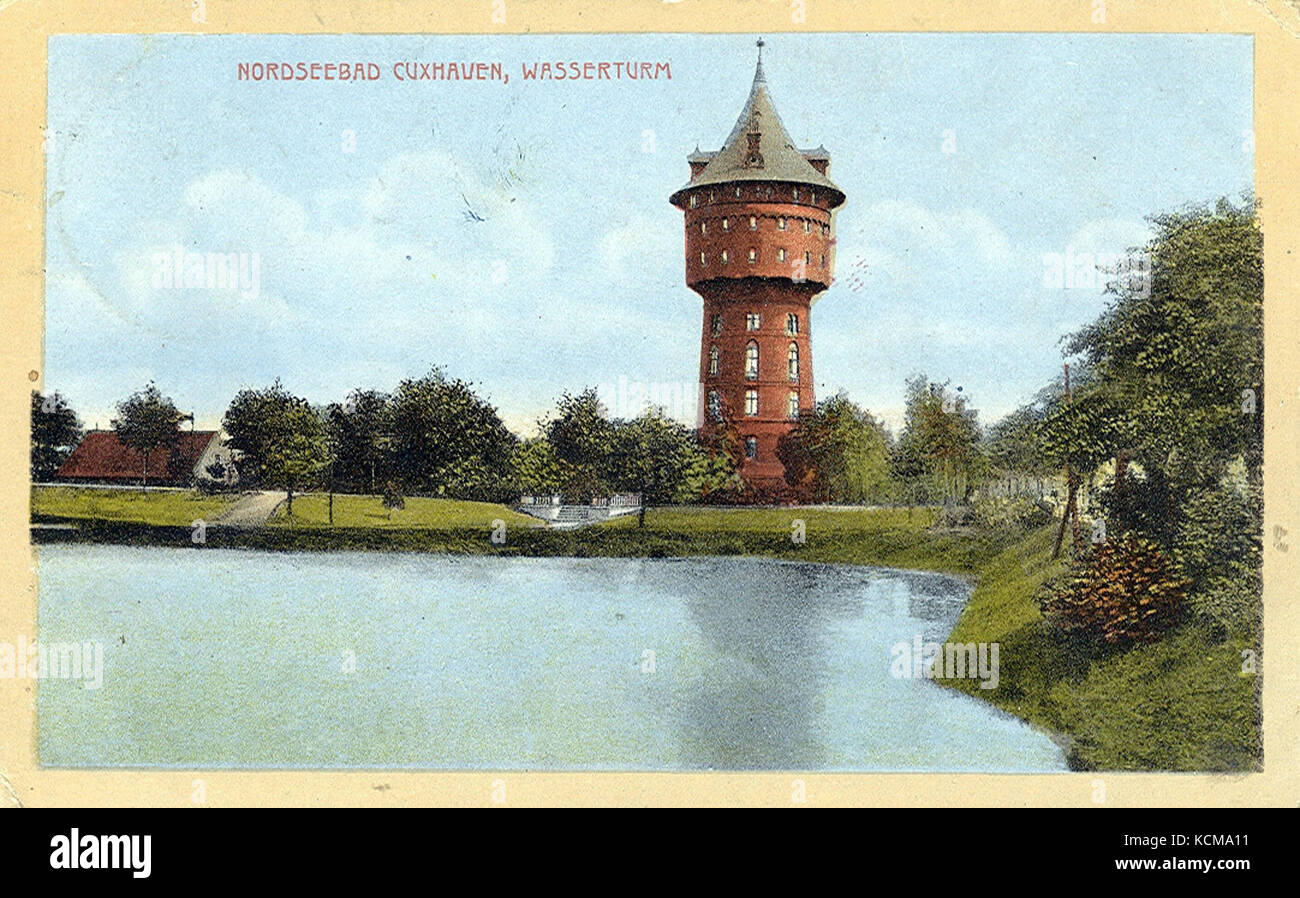 Cuxhaven Wasserturm Stock Photo - Alamy