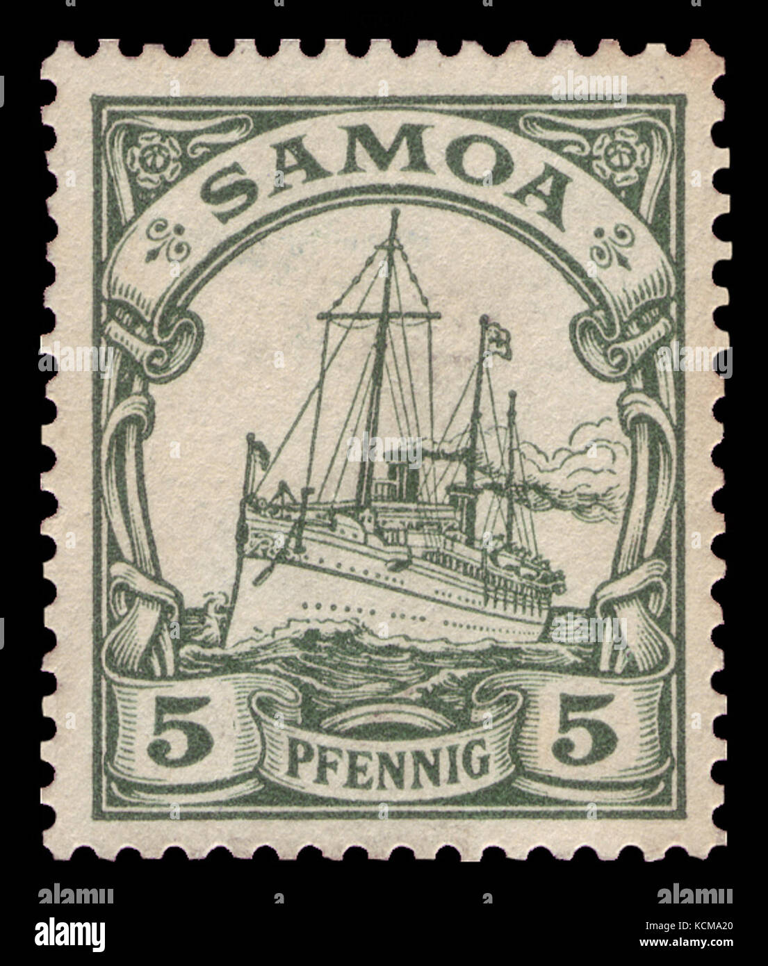 A photograph from 1900 depicting Samoa, showcasing the natural beauty ...