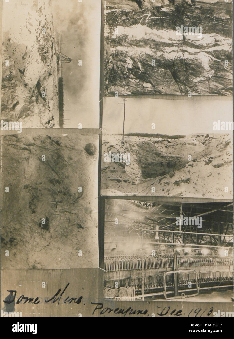 Dome Mine, Porcupine December 1913 (HS85 10 26872 Stock Photo - Alamy