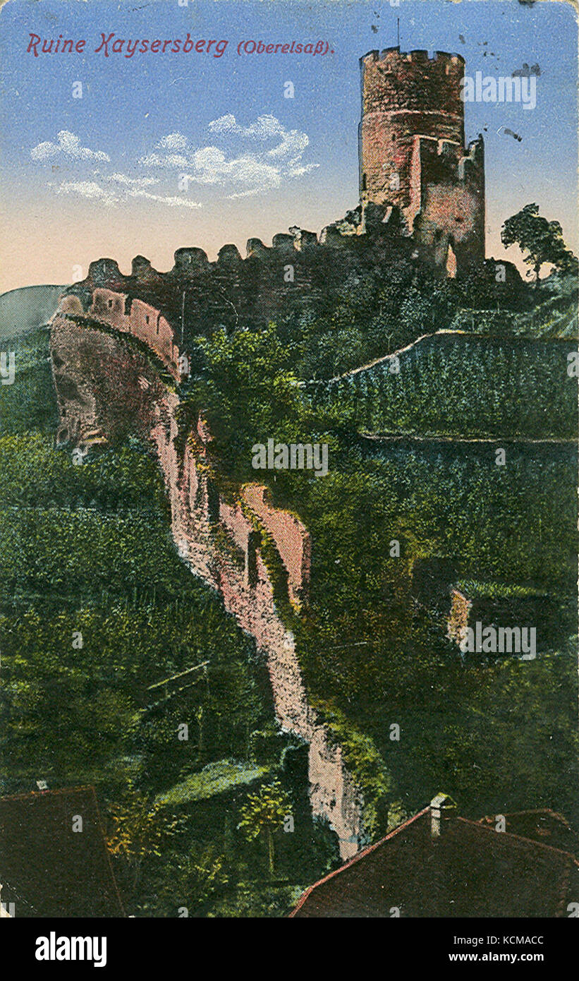 Elass Ruine Kaysersberg Stock Photo - Alamy