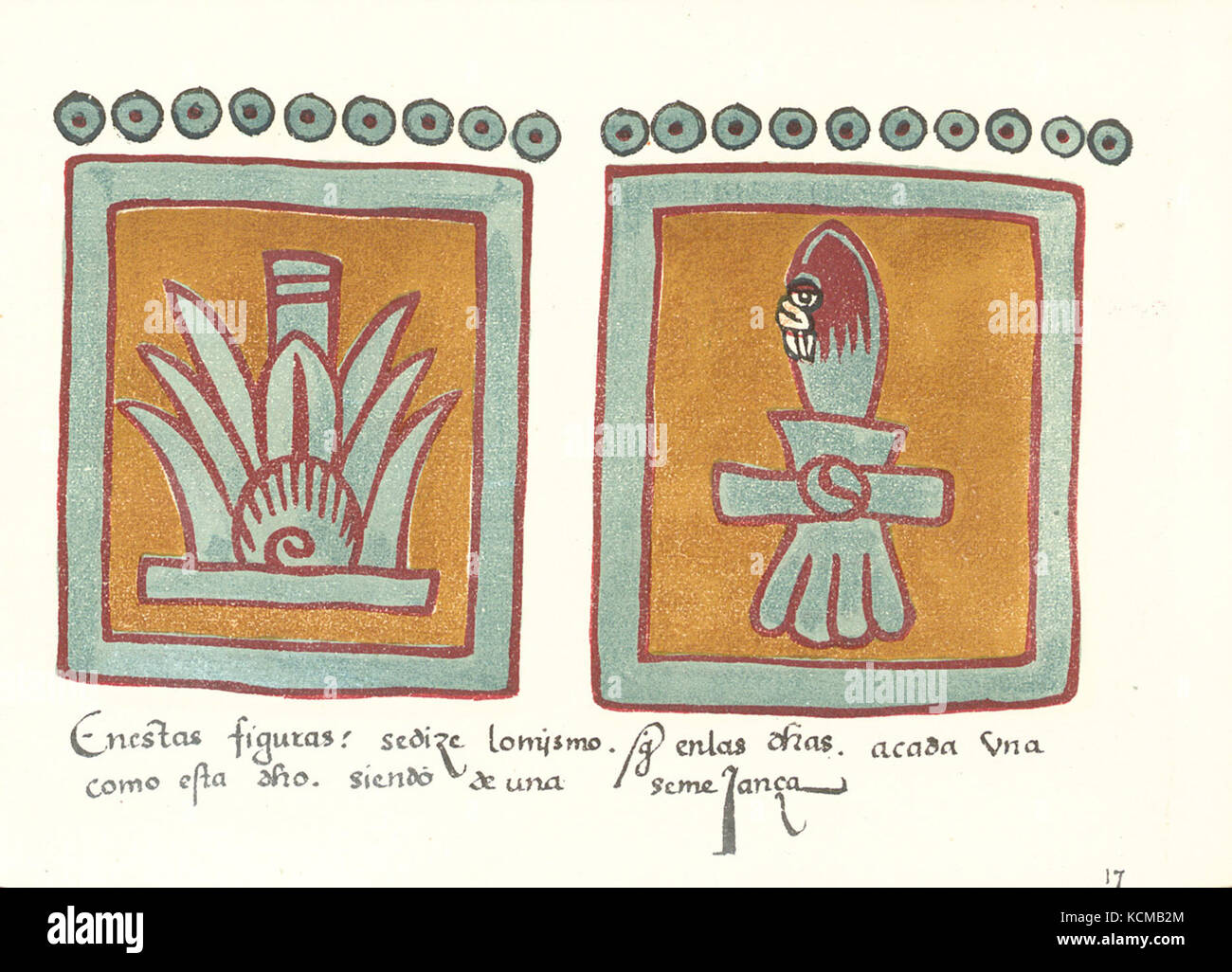 Codex Magliabechiano (folio 17r Stock Photo - Alamy