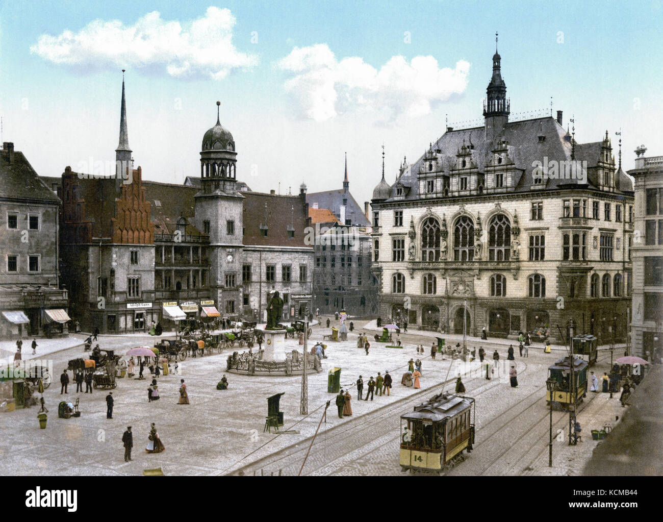 Halle saale map hi-res stock photography and images - Alamy