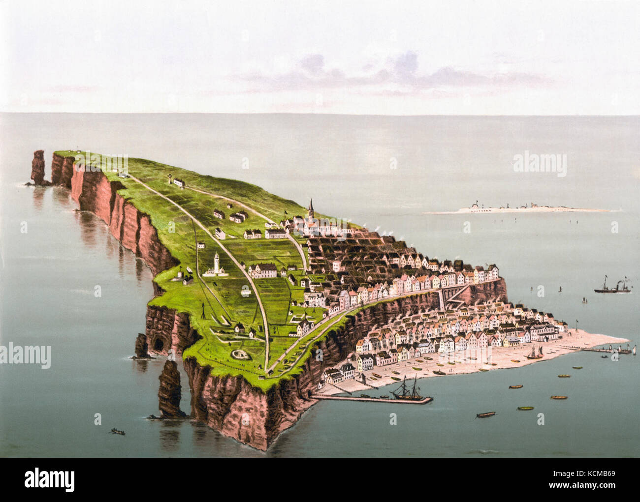 Map helgoland hi-res stock photography and images - Alamy