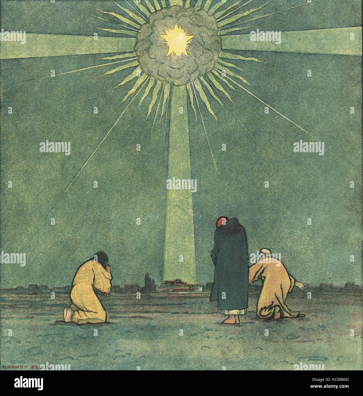 Harpers Magazine, Christmas 1898 cropped Stock Photo - Alamy