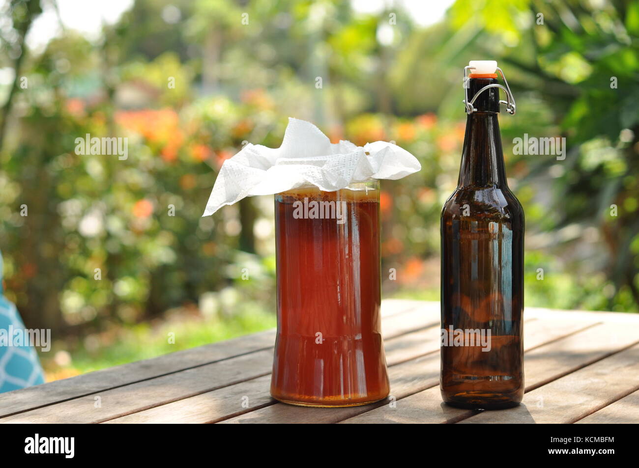 Kombucha (fermented Tea Stock Photo - Alamy