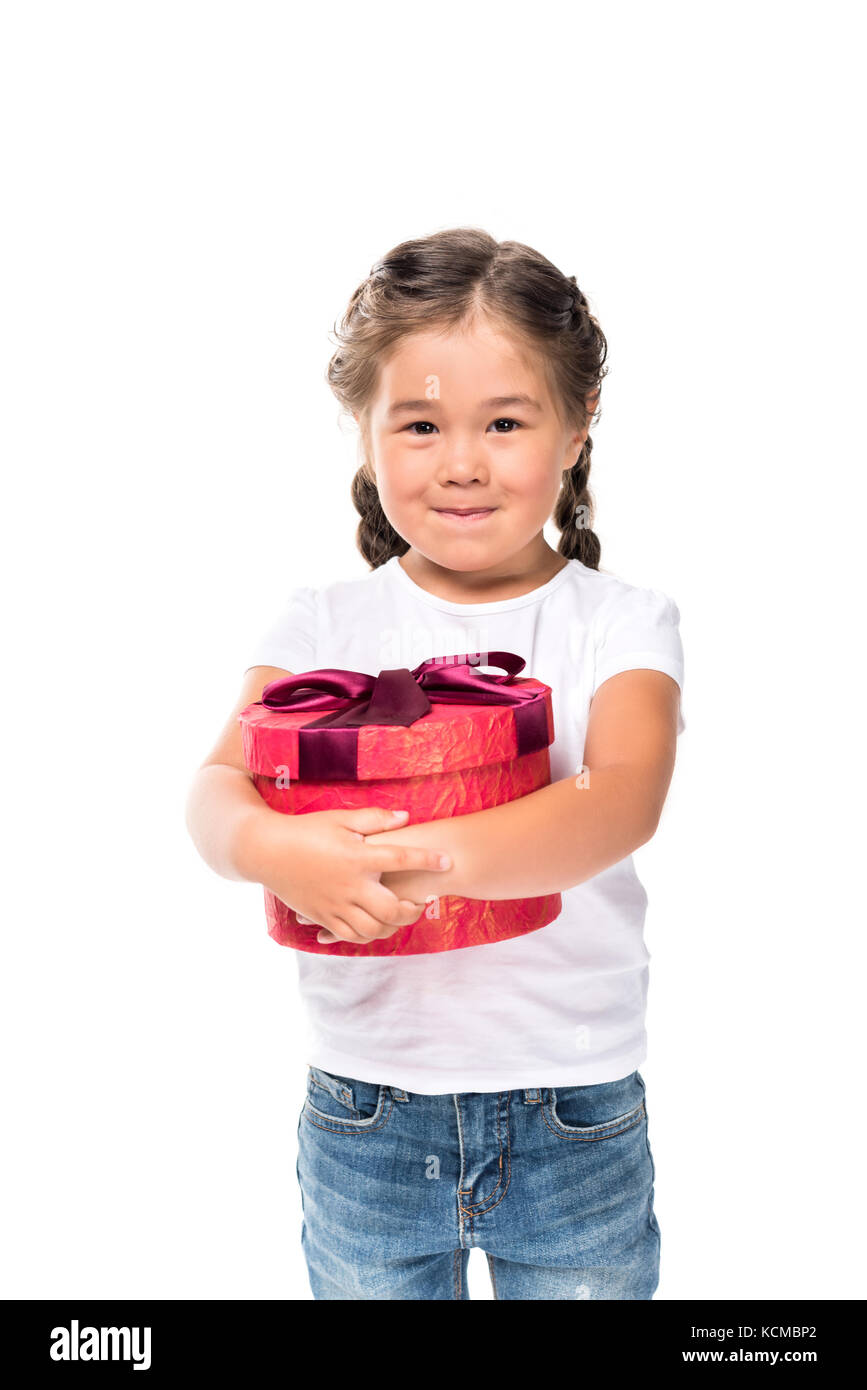 Asian child gift box hi-res stock photography and images - Alamy