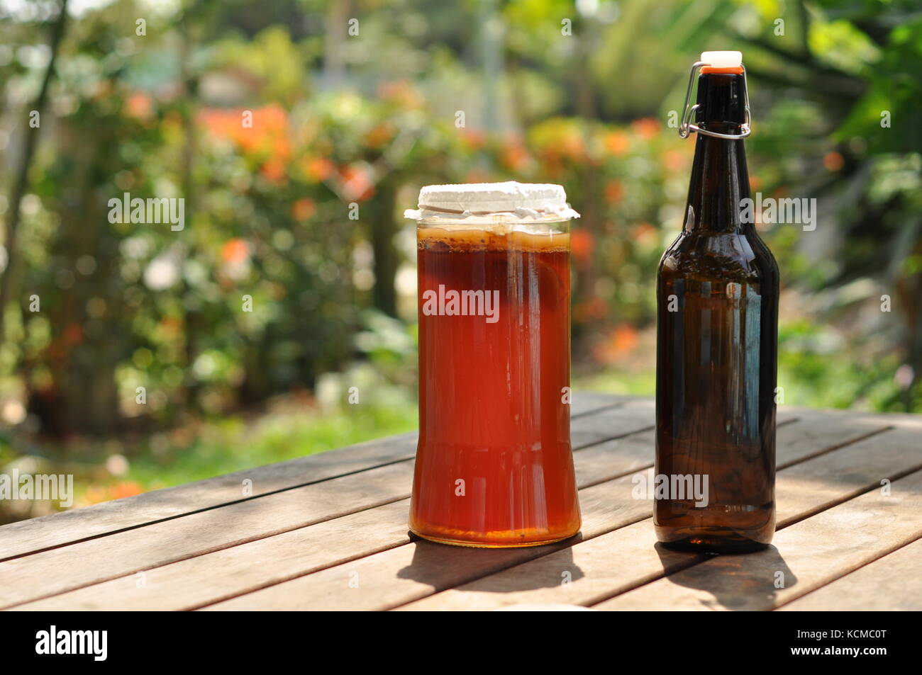 Kombucha (fermented Tea Stock Photo - Alamy