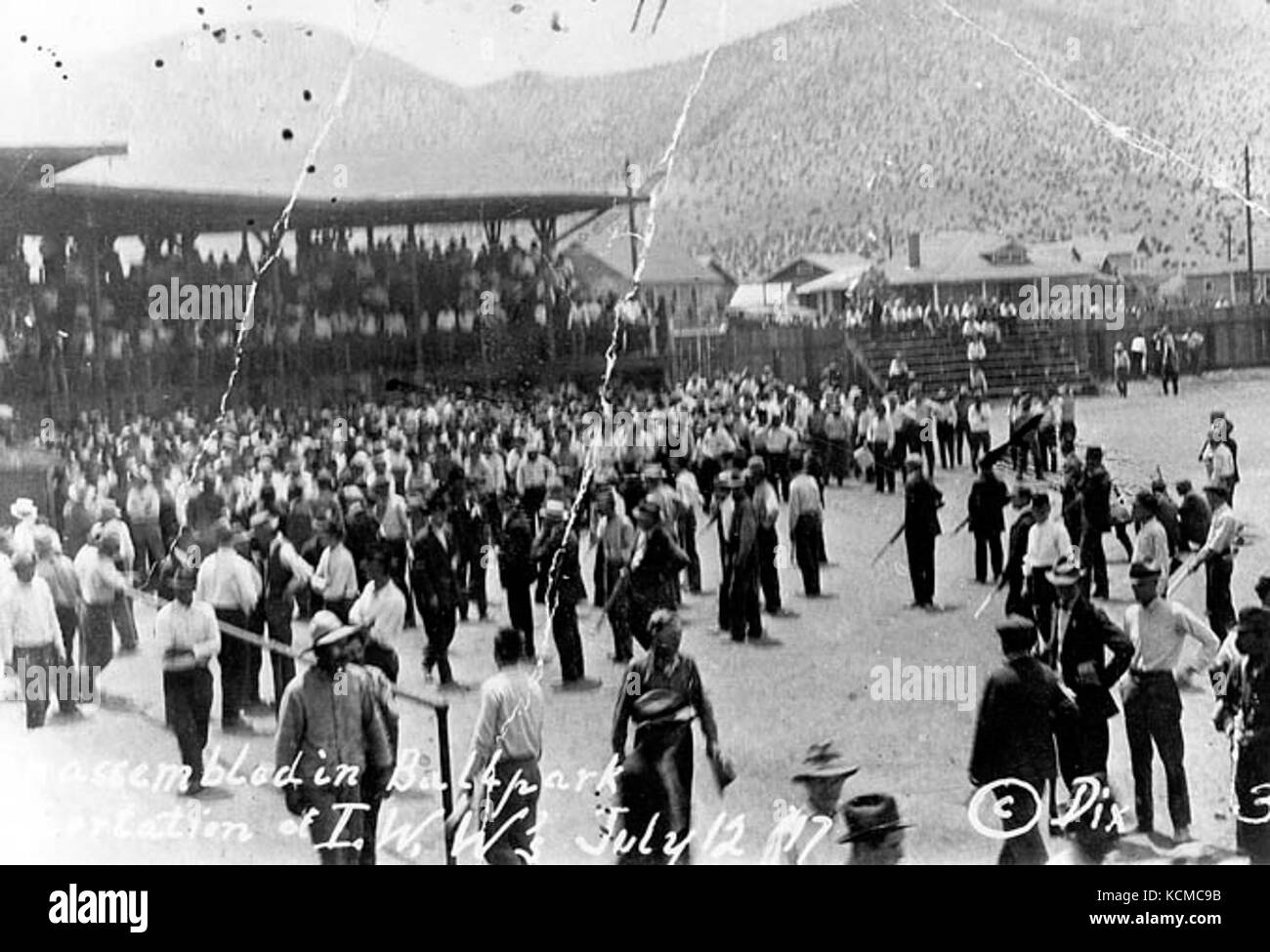 Bisbee deportation ballpark Stock Photo - Alamy