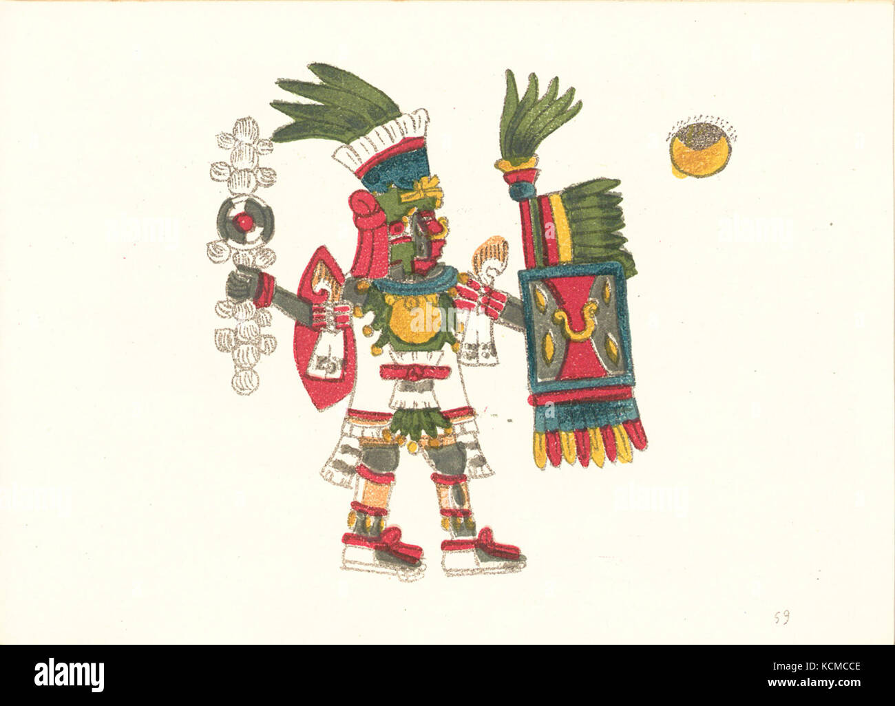 Codex Magliabechiano (folio 59r Stock Photo - Alamy