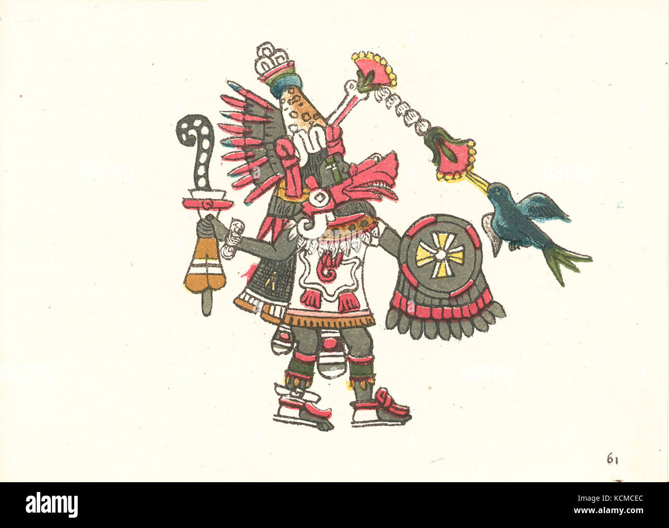 Codex Magliabechiano (folio 61r Stock Photo - Alamy