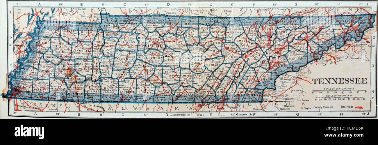 Collier's 1921 Tennessee Stock Photo - Alamy