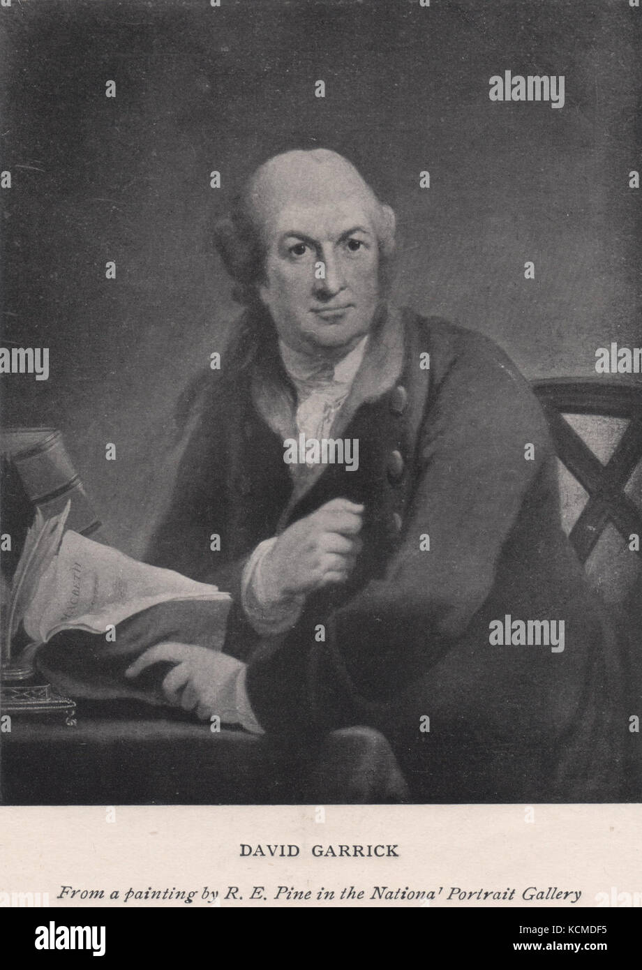David Garrick by R E Pine Stock Photo - Alamy