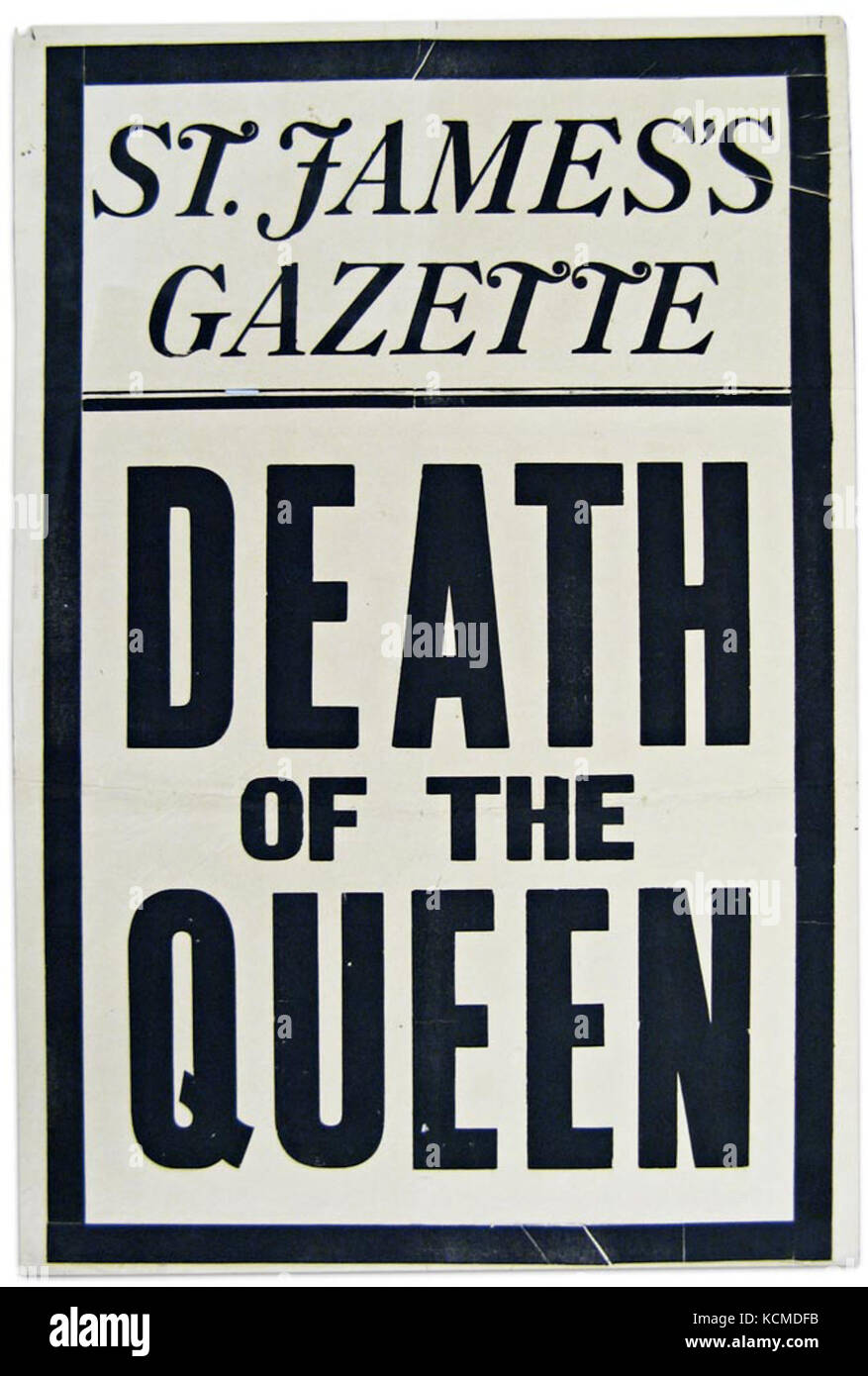 Death of queen victoria hi-res stock photography and images - Alamy