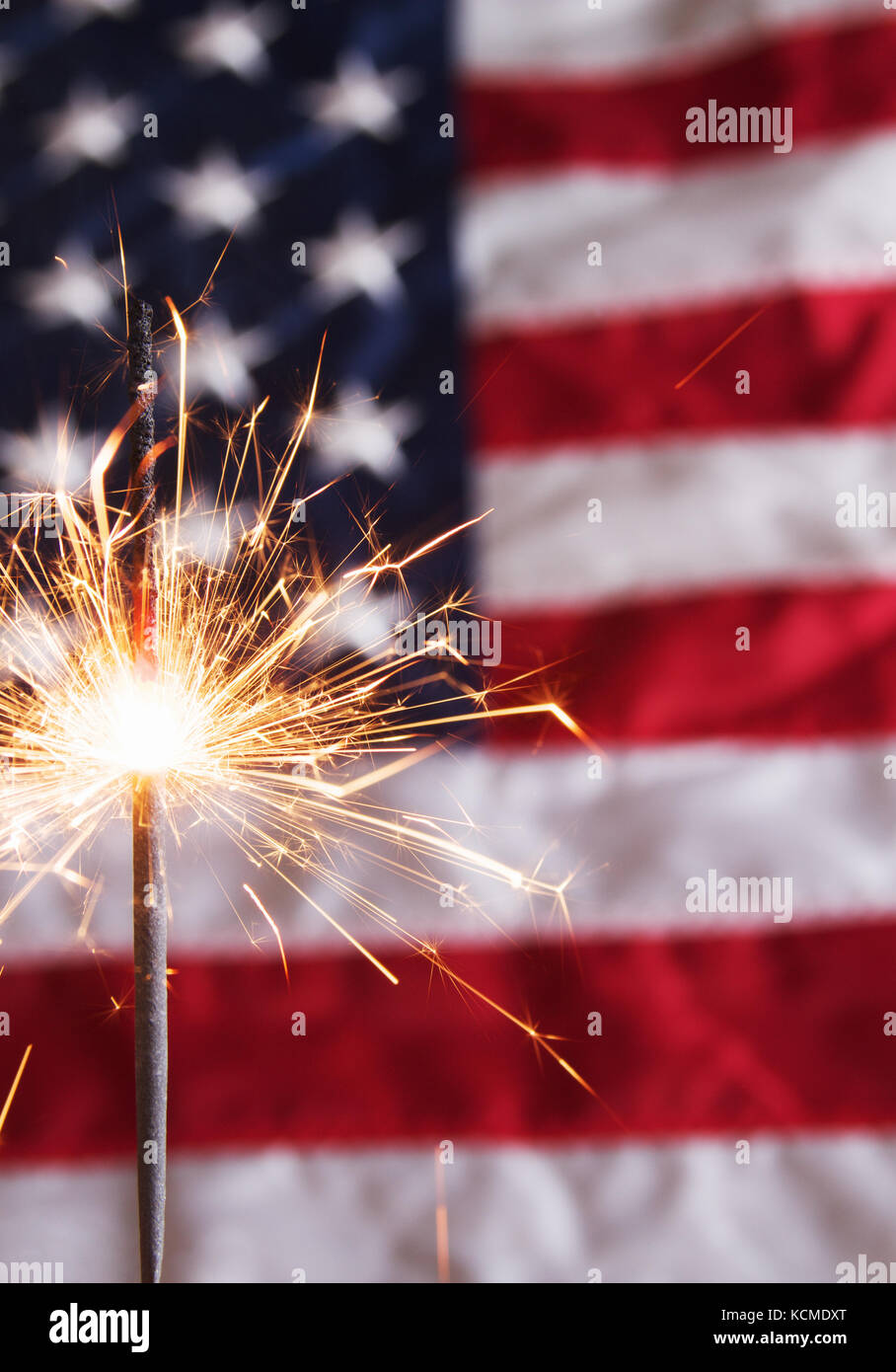 Fourth of July Sparkler Stock Photo - Alamy