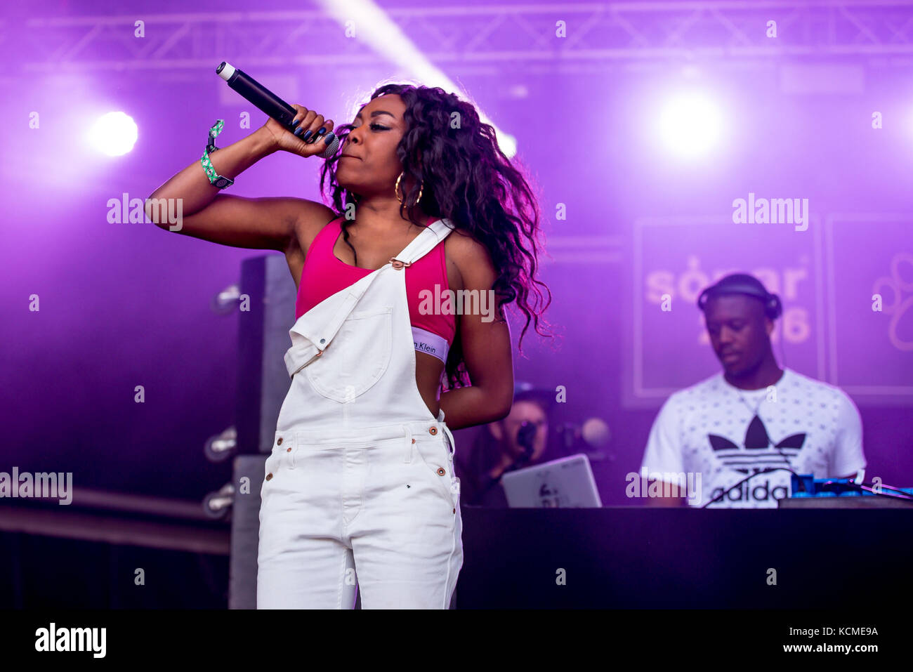 BARCELONA - JUN 16: Lady Leshurr (rapper, singer and producer) performs ...