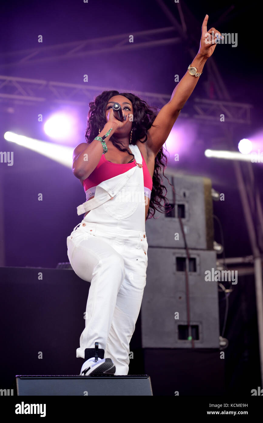 BARCELONA - JUN 16: Lady Leshurr (rapper, singer and producer) performs ...