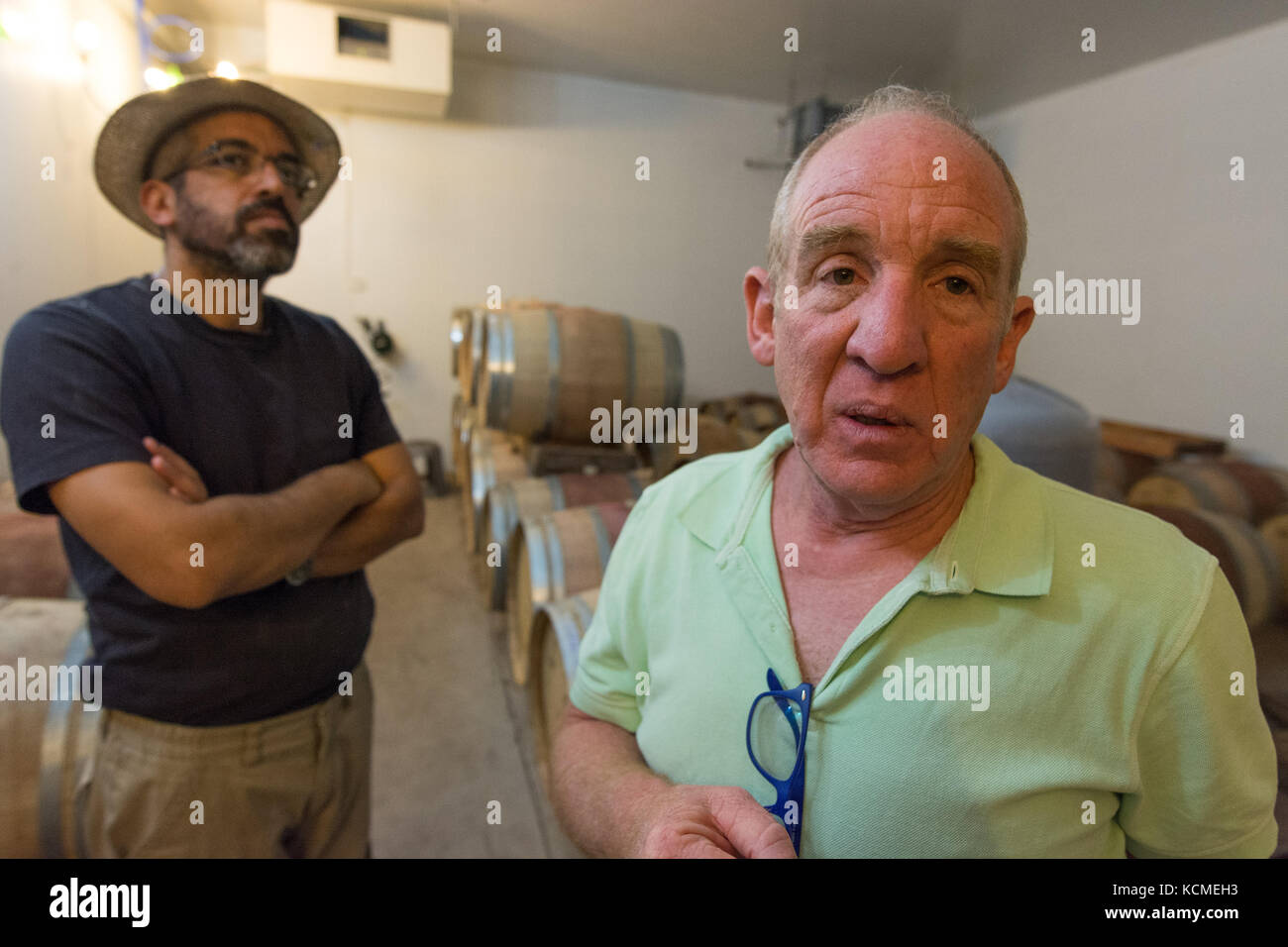 Shuki Yashuv of Agur winery, Agur,.Israel Stock Photo - Alamy