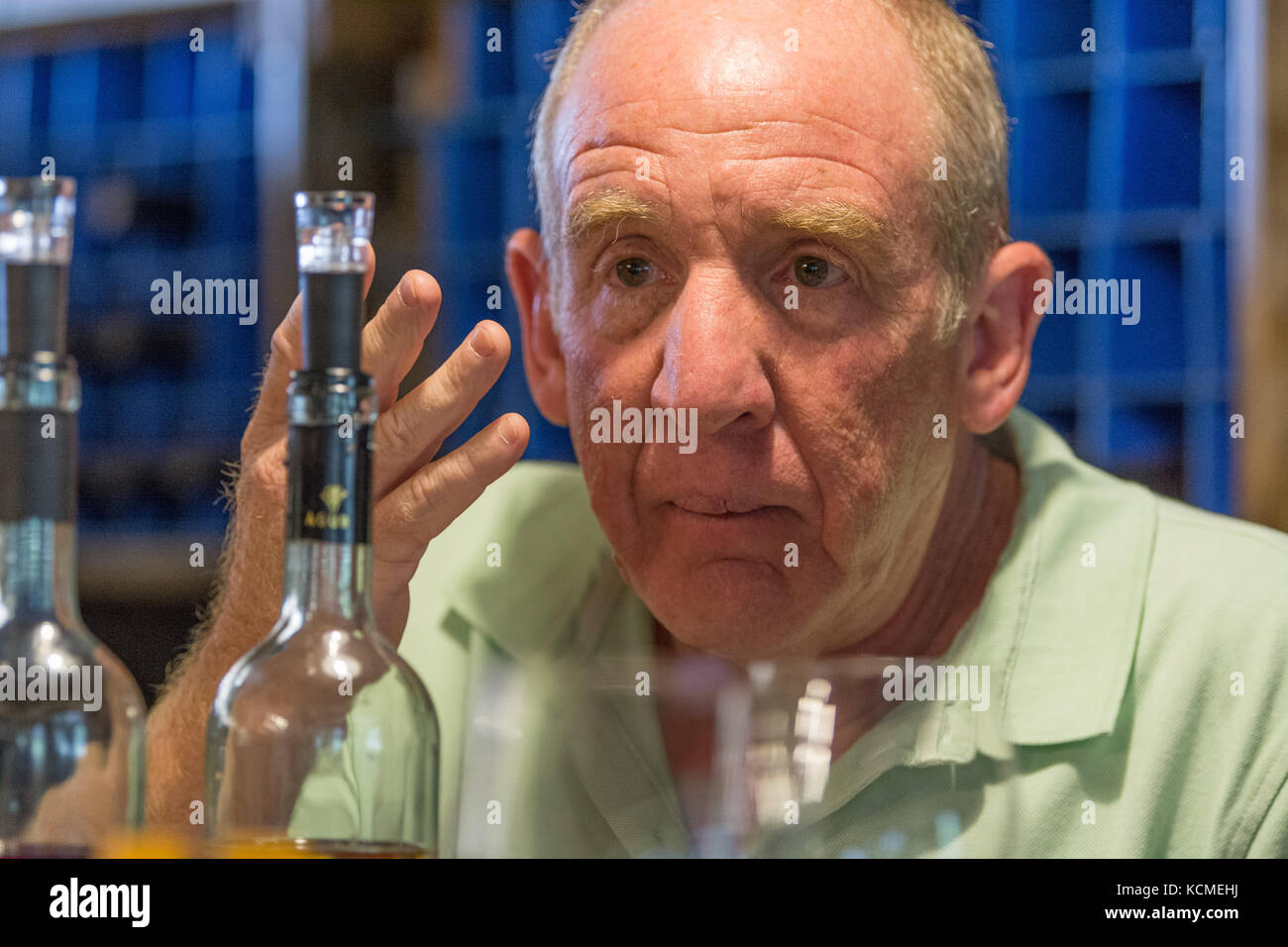 Shuki Yashuv of Agur winery, Agur,.Israel Stock Photo - Alamy