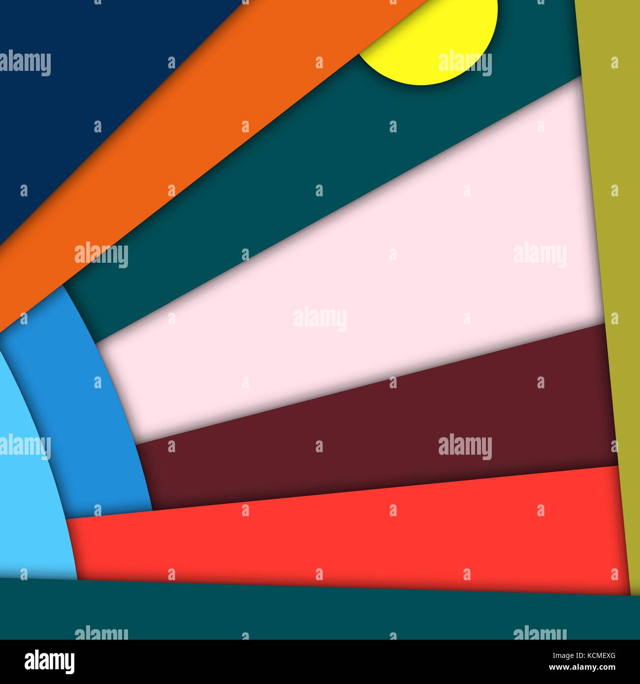 Material design background, vector abstract illustration Stock Vector ...