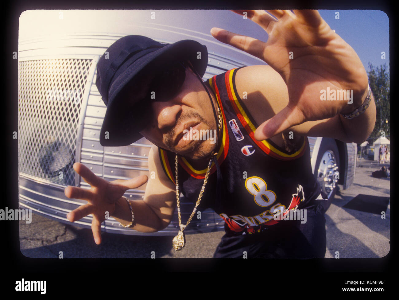 ICE-T photographed on the 1999 Van's Warped Tour at the Orange Show ...