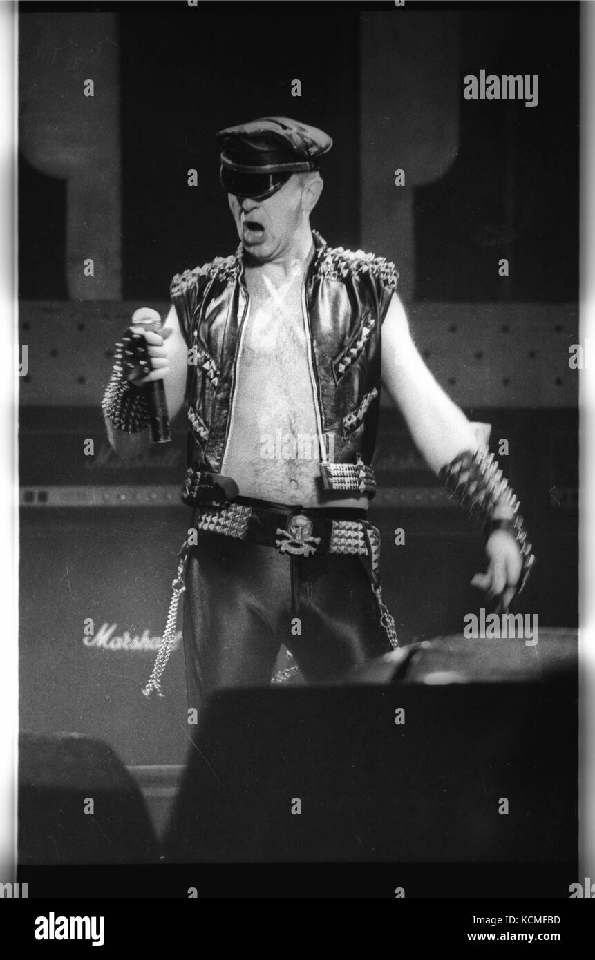 Judas priest defenders of the faith Black and White Stock Photos ...