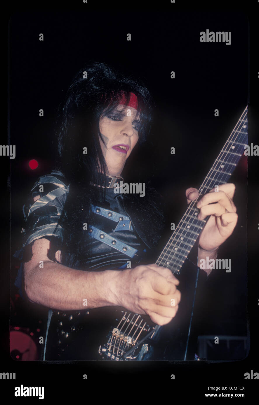 Motley Crue performing live on the Shout At The Devil Tour at The Long ...