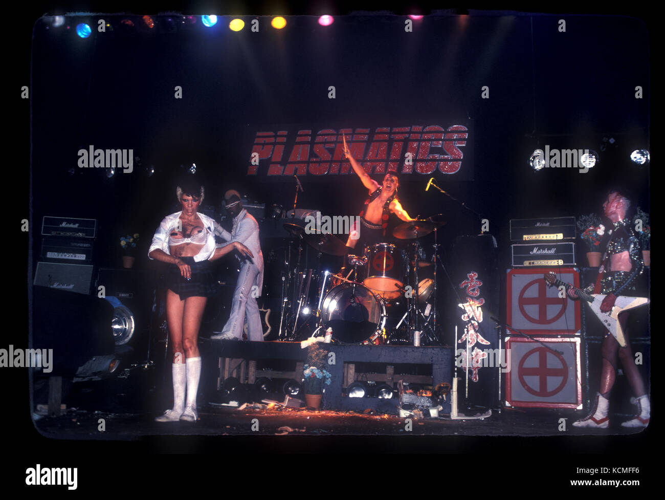 THE PLASMATICS performing live at Perkin's Palace in Pasadena, CA USA ...