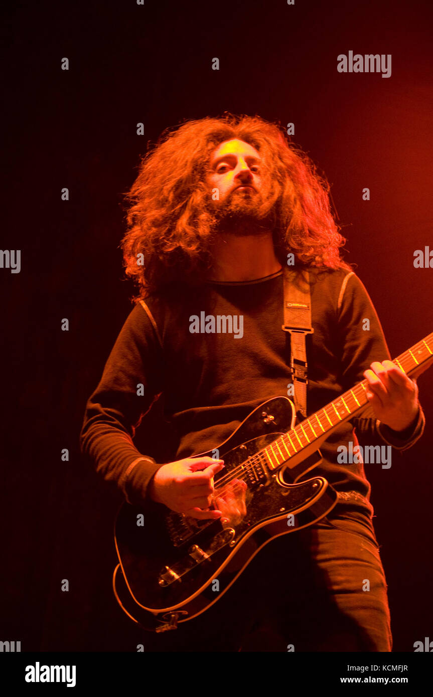 Fall Out Boy on stage at The Bamboozle Left Festival at Verizon ...